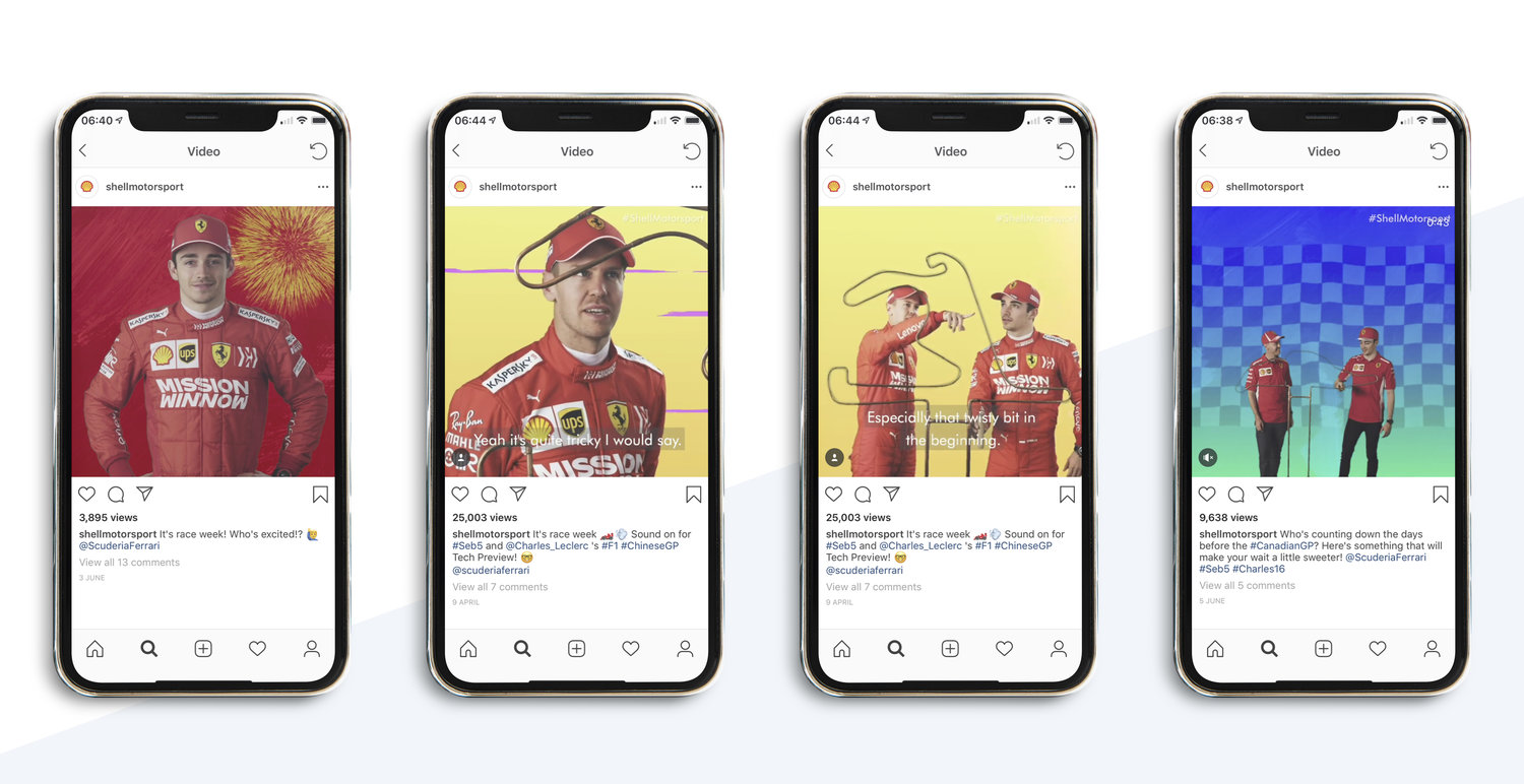 Shell x Ferrari - &Friends - Personalised Content Production Team